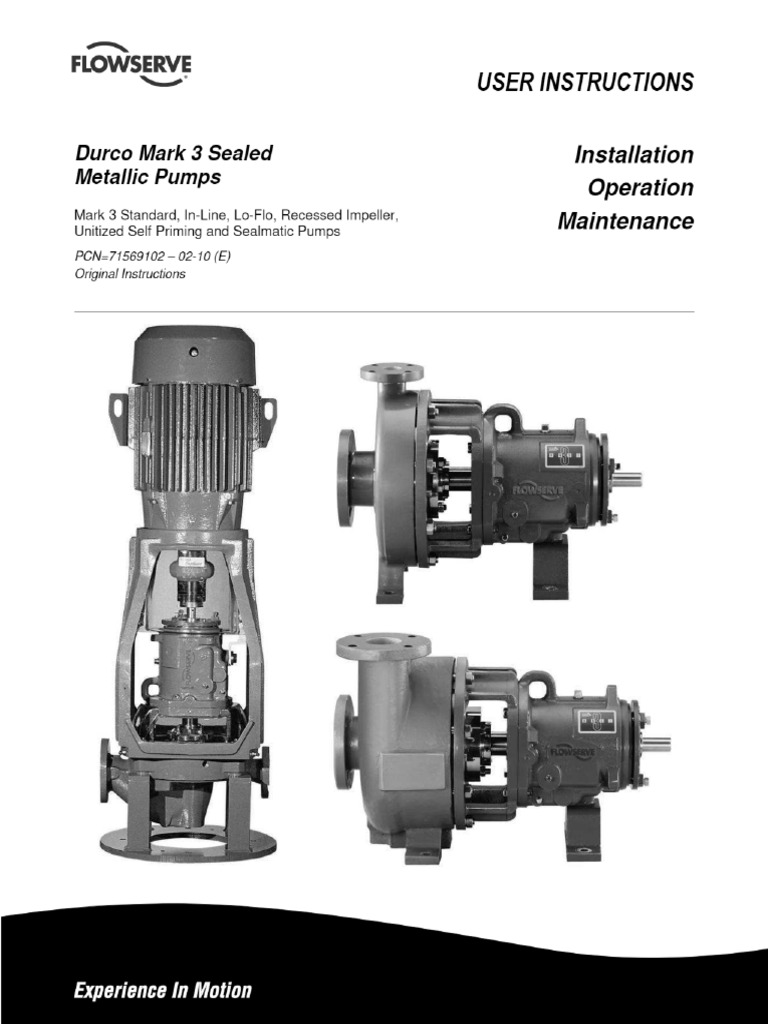 DURCO 3K Manual | PDF
