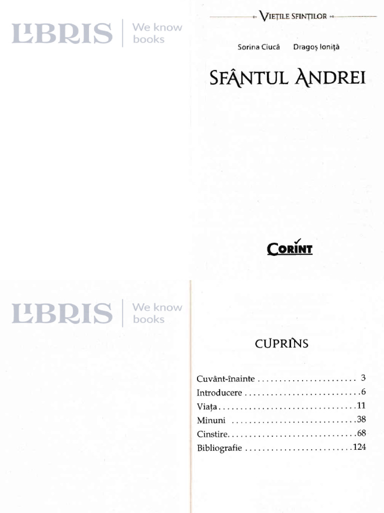 Sfantul Andrei - Sorina Ciuca, Dragos Ionita | PDF | Young Adult