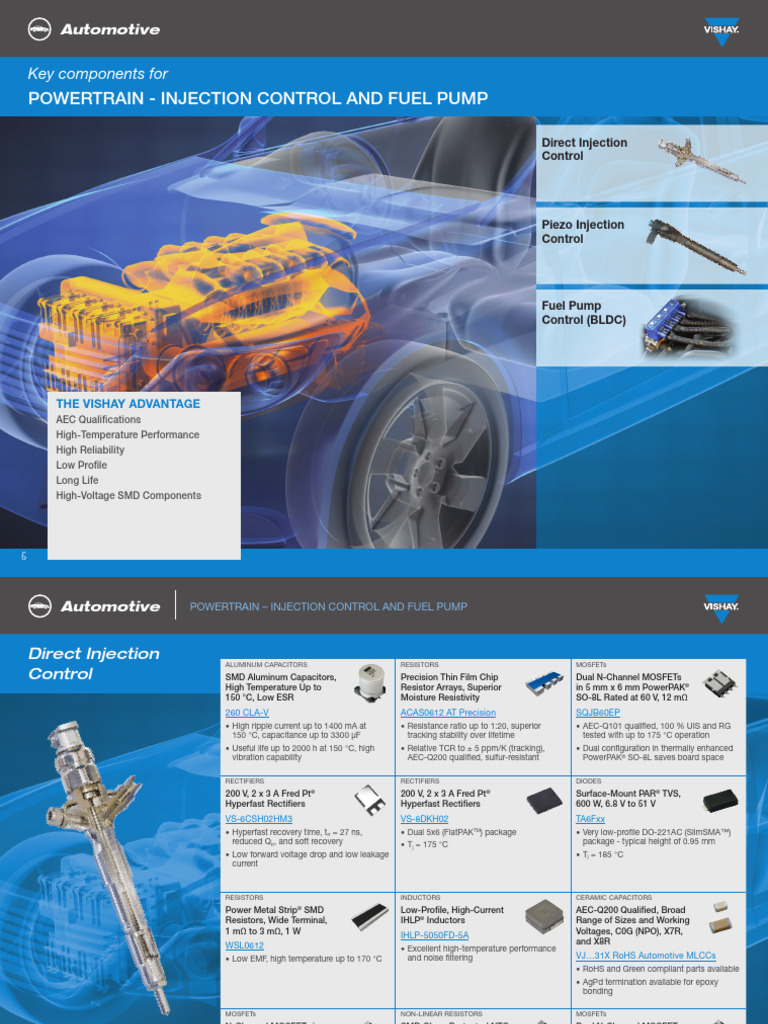Powertrain - Injection Control and Fuel Pump: Key Components For | PDF