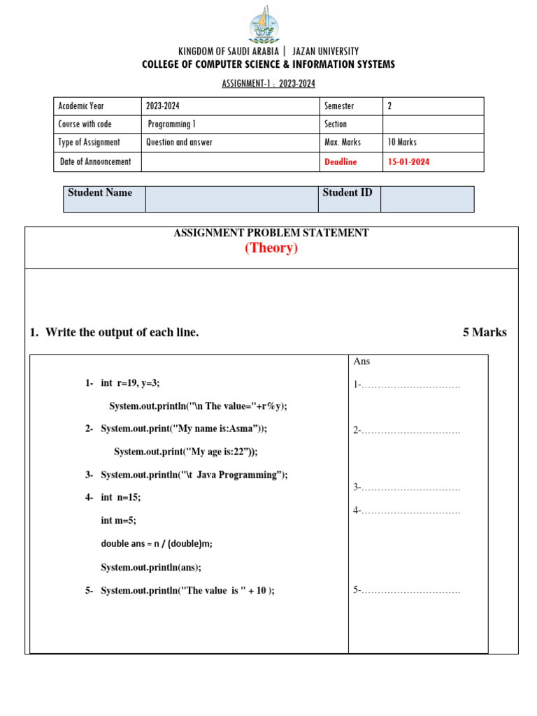 Assignment-1_ | PDF | Programming Paradigms | Software Development