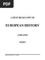 European History Notes PDF Download | PDF | Advanced Placement | Learning