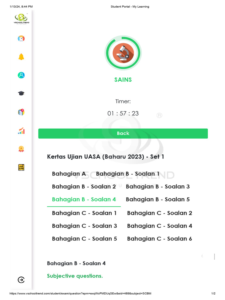 Student Exam Portal Guide | PDF