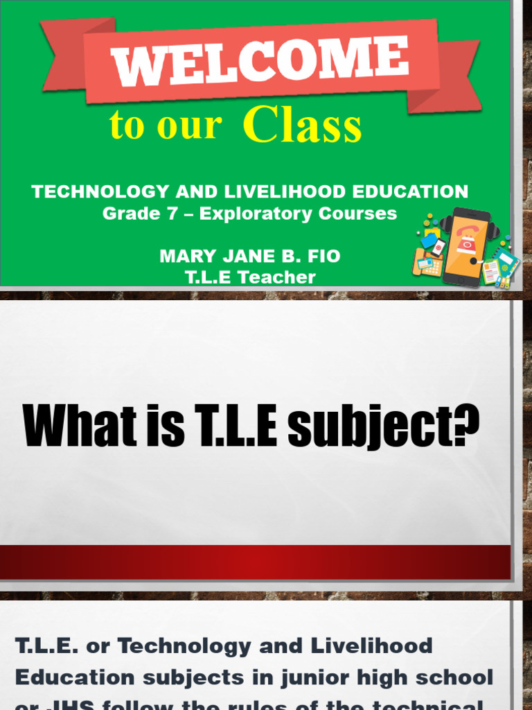 TLE Components | PDF