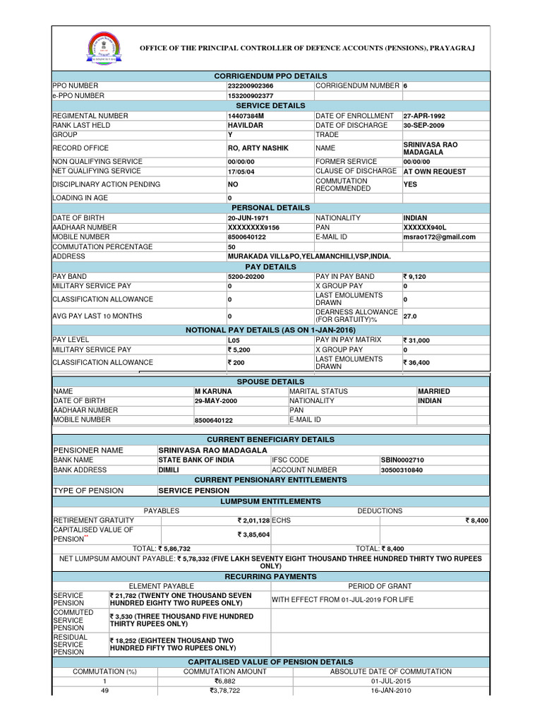 Merged - 40281207 - Pension Payment Order | PDF | Personal Finance ...