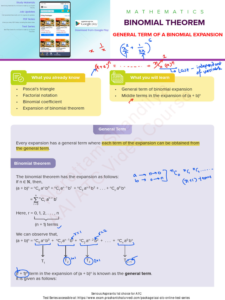 Binomial - 2 | PDF | Mathematical Concepts | Combinatorics