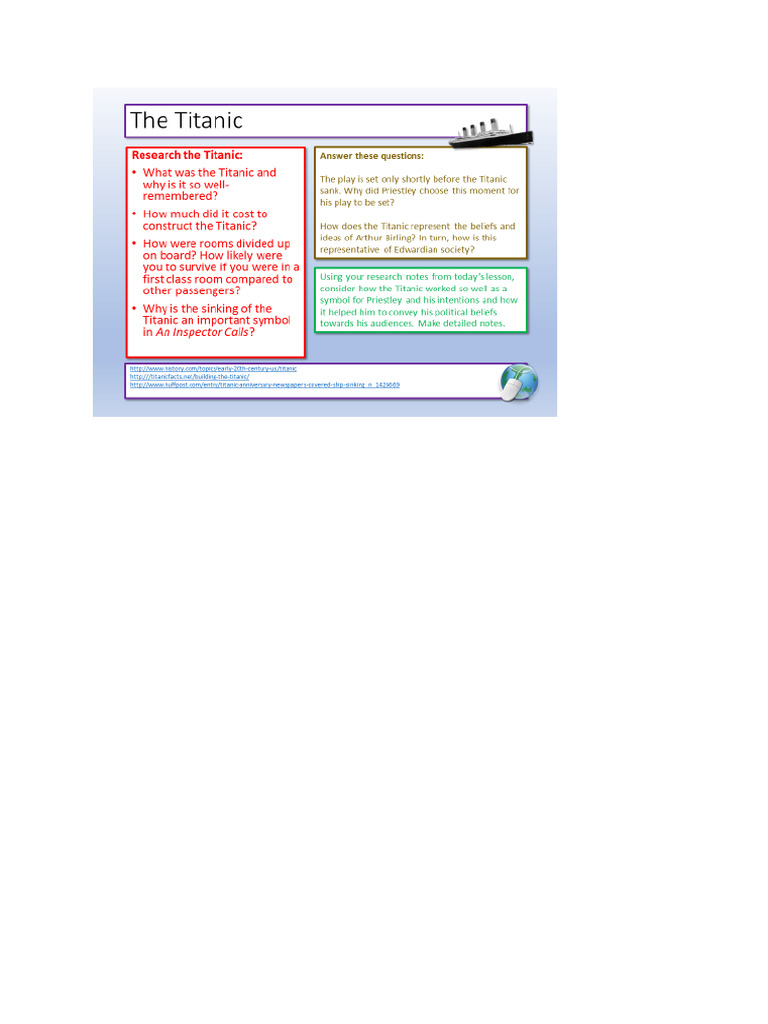 Titanic Research | PDF