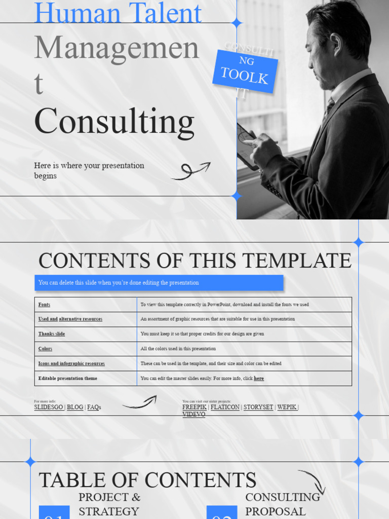 Human Talent Management Consulting by Slidesgo | PDF