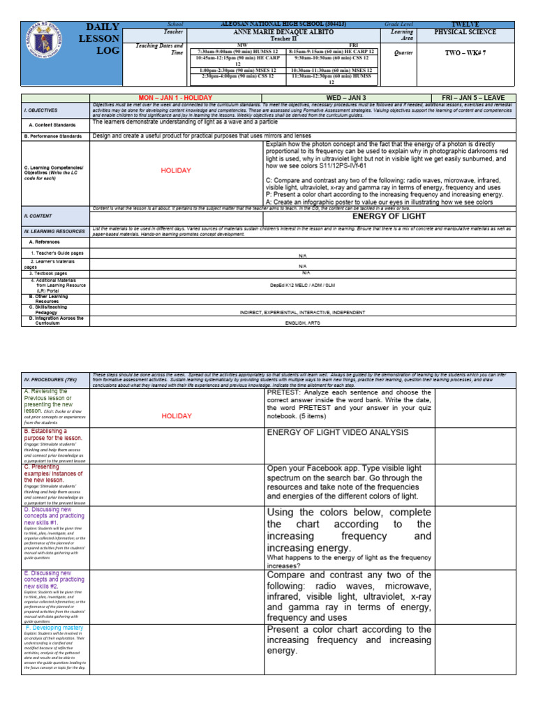 DLLPS2024 | Download Free PDF | Learning | Light