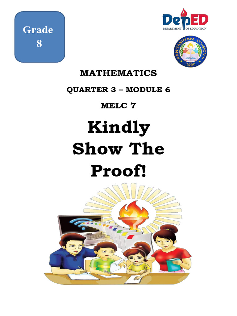 A4 - G8 - Q3 - Module 6 - MELC 7 | PDF | Mathematical Proof | Mathematics