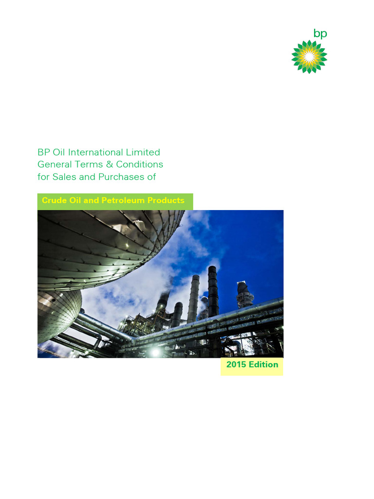 BP Oil GTCs 2015 - Version 1.1 | PDF