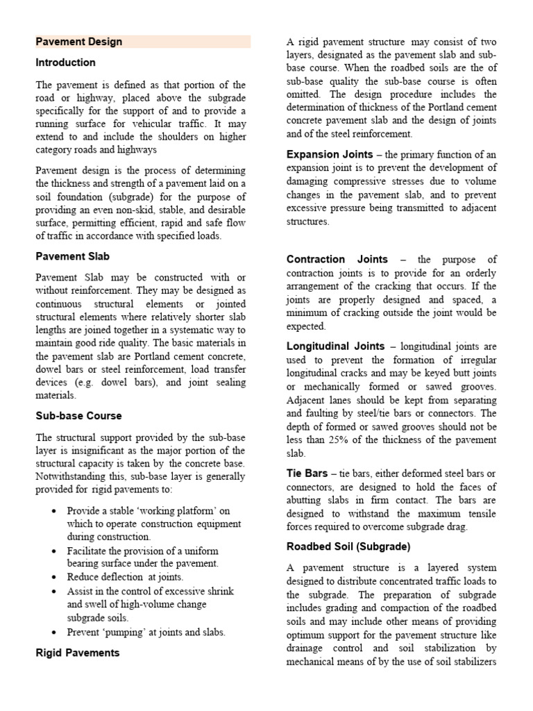 Pavement Design | PDF | Road Surface | Road