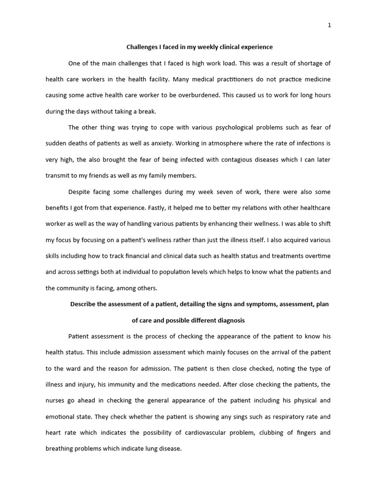 Clinical Challenges & Insights | PDF | Patient | Health Professional