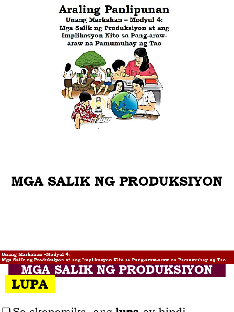 Module 4 AP 9 Salik NG Produksyon | PDF