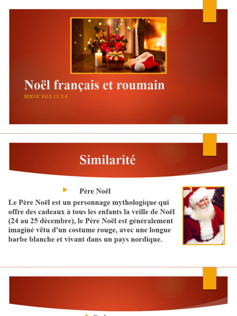 Noël Français Et Roumain | PDF | Noël | Sapin de Noël