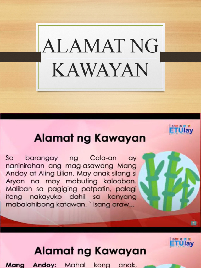 Alamat NG Kawayan | PDF