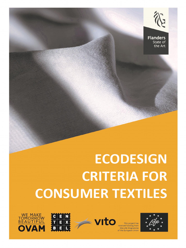 Ecodesign Criteria For Consumer Textiles | PDF