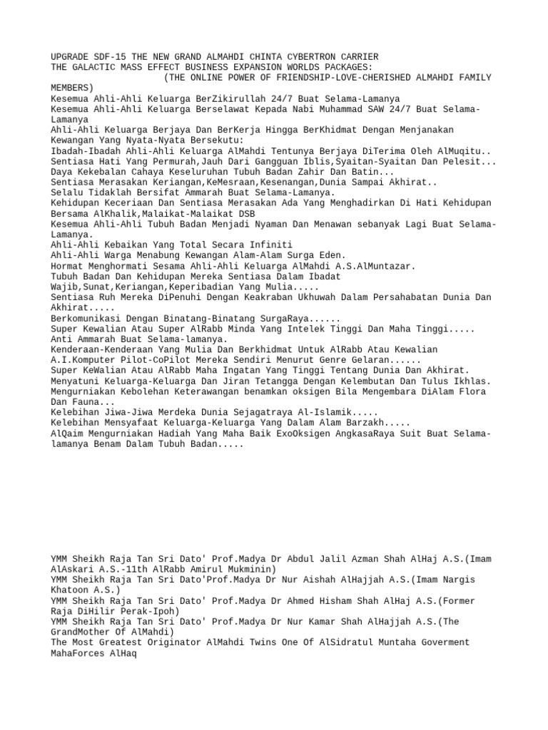 Upgrade SDF-15 The Grand Almahdi Chinta Cybertron Carrier | PDF