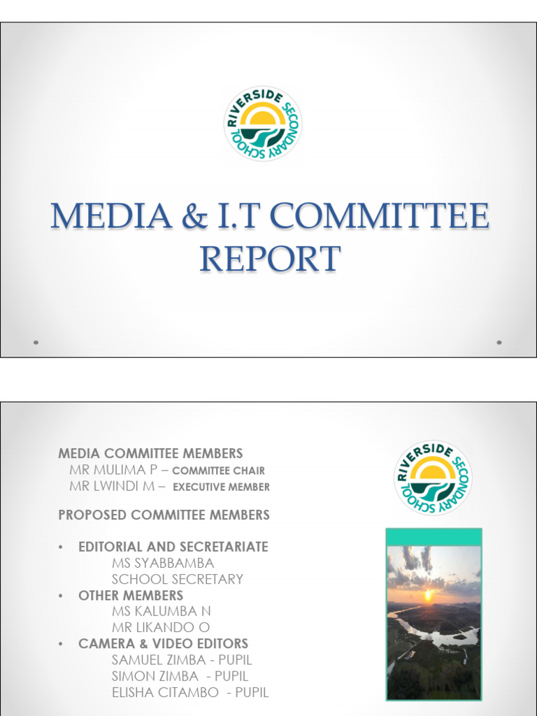 Media Committee Report | PDF