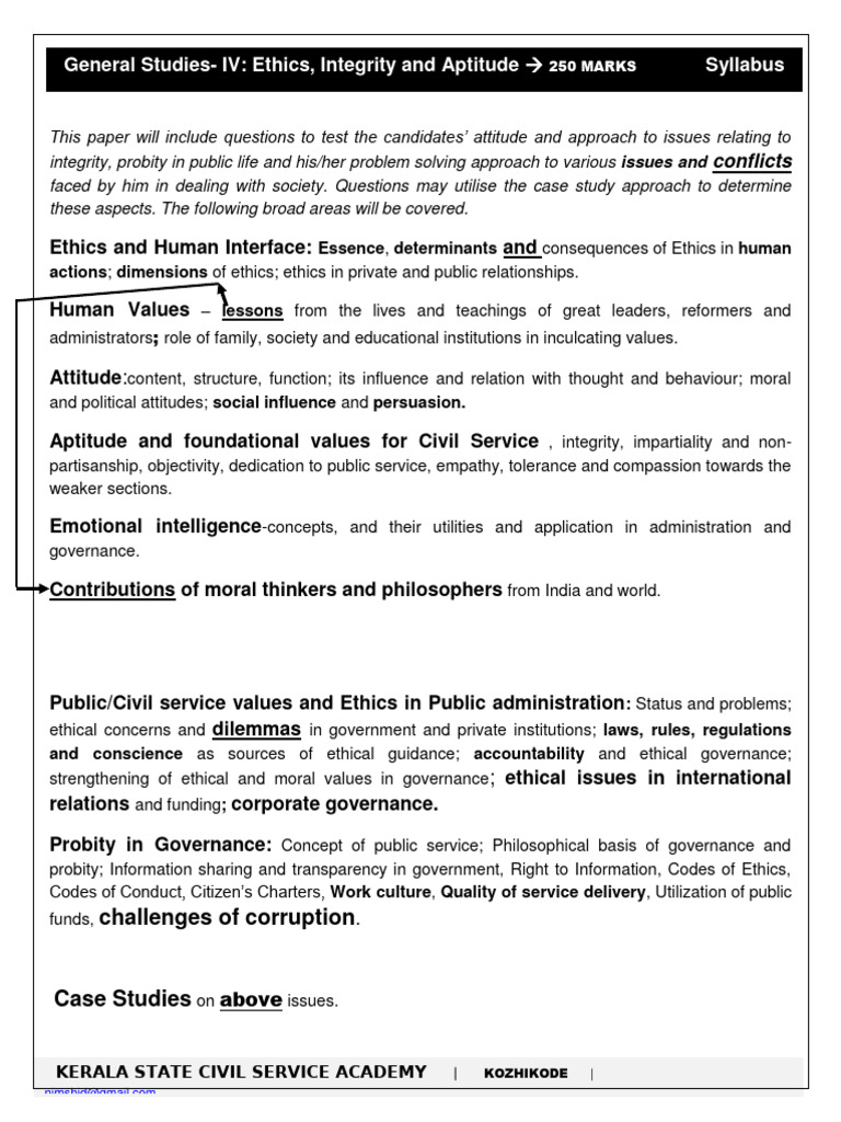 001.ethics Syllabus KZKD | PDF