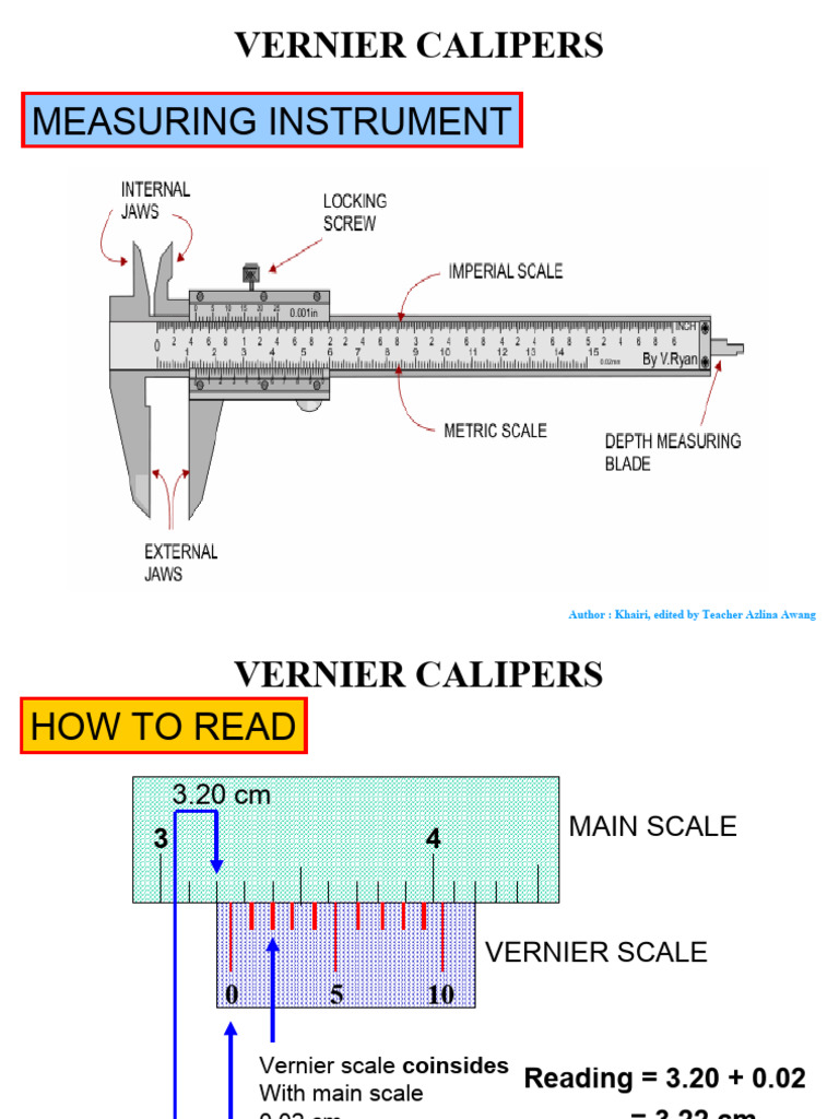 1.4Vernier Calipers | PDF | Measuring Instrument | Distance