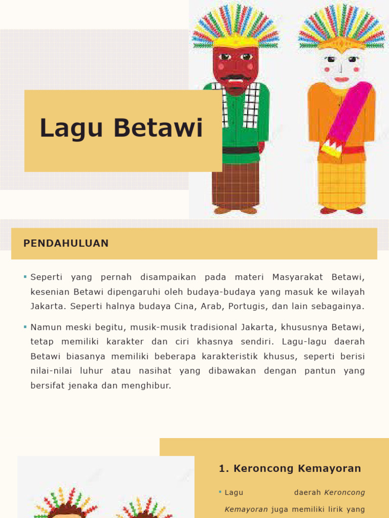 Lagu Betawi | PDF