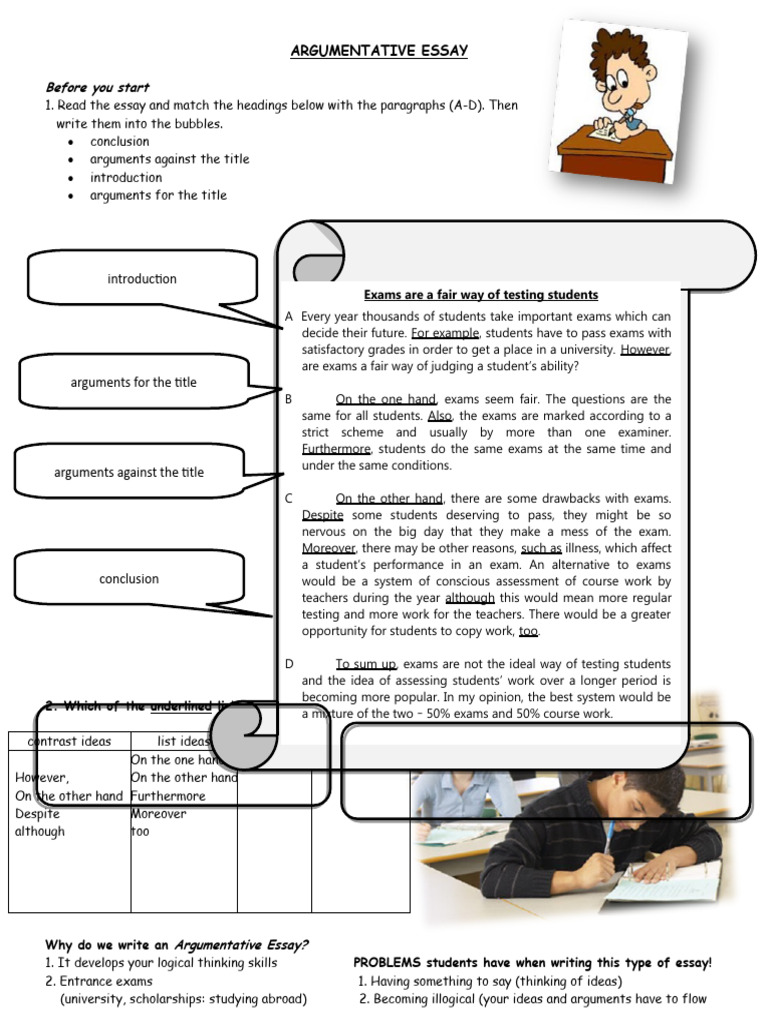 Argumentative Essay Handout Key | PDF | Essays | Advertising