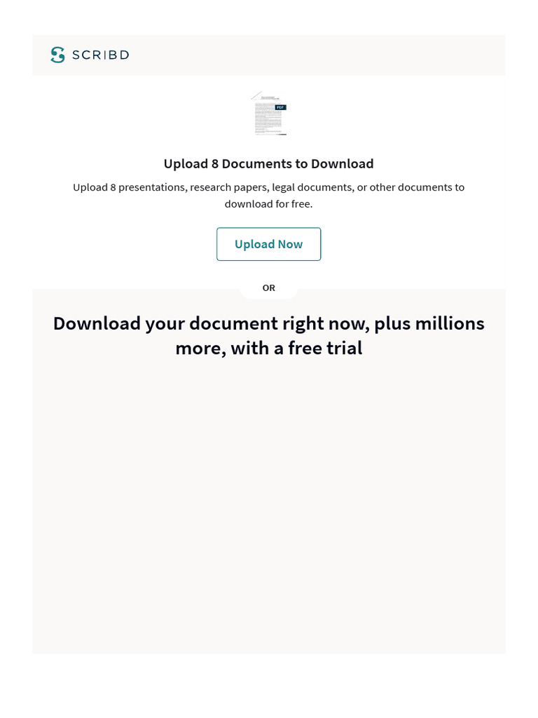 Choose A Plan - Scribd 2 | PDF