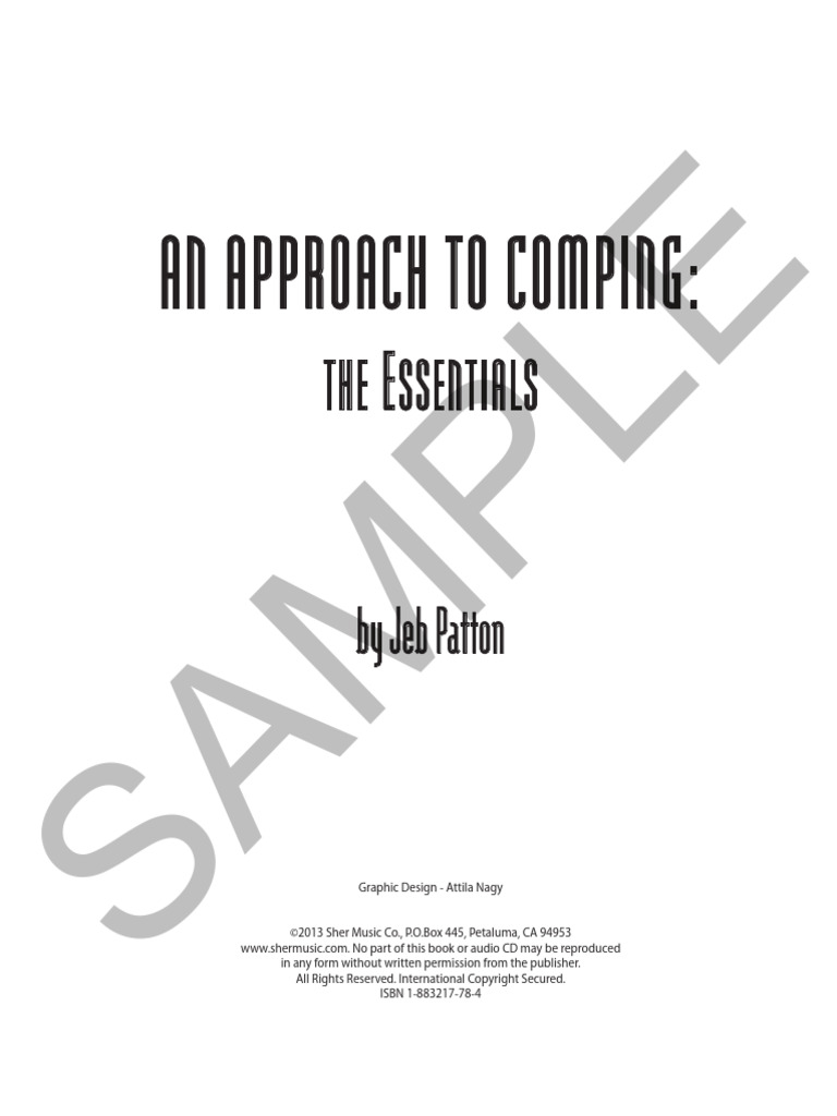 An Approach To Comping - Jeb Patton | PDF | Popular Music | American ...