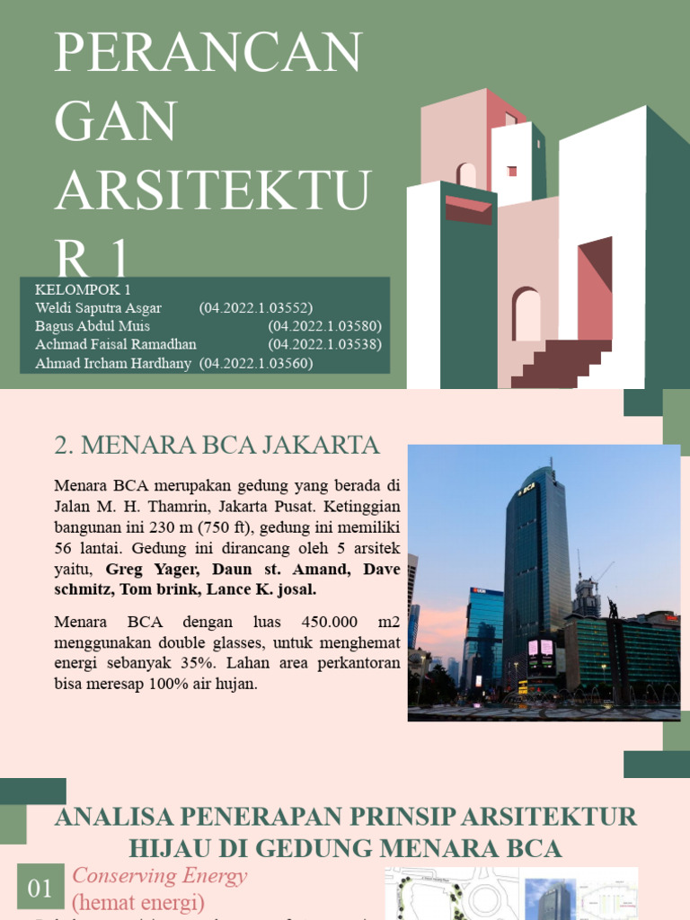 Perancangan - 1 - Green - Building Menara Bca | PDF