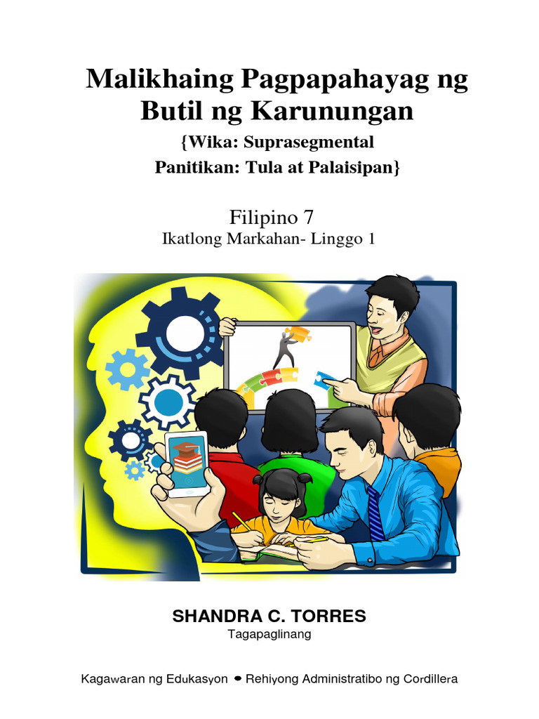 Filipino7 - Q3 - W1 - Malikhaing Pagpapahayag NG Butil NG Karunungan ...