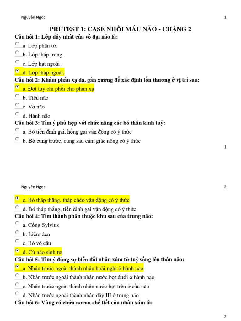 Pre-test-Module-TK | PDF