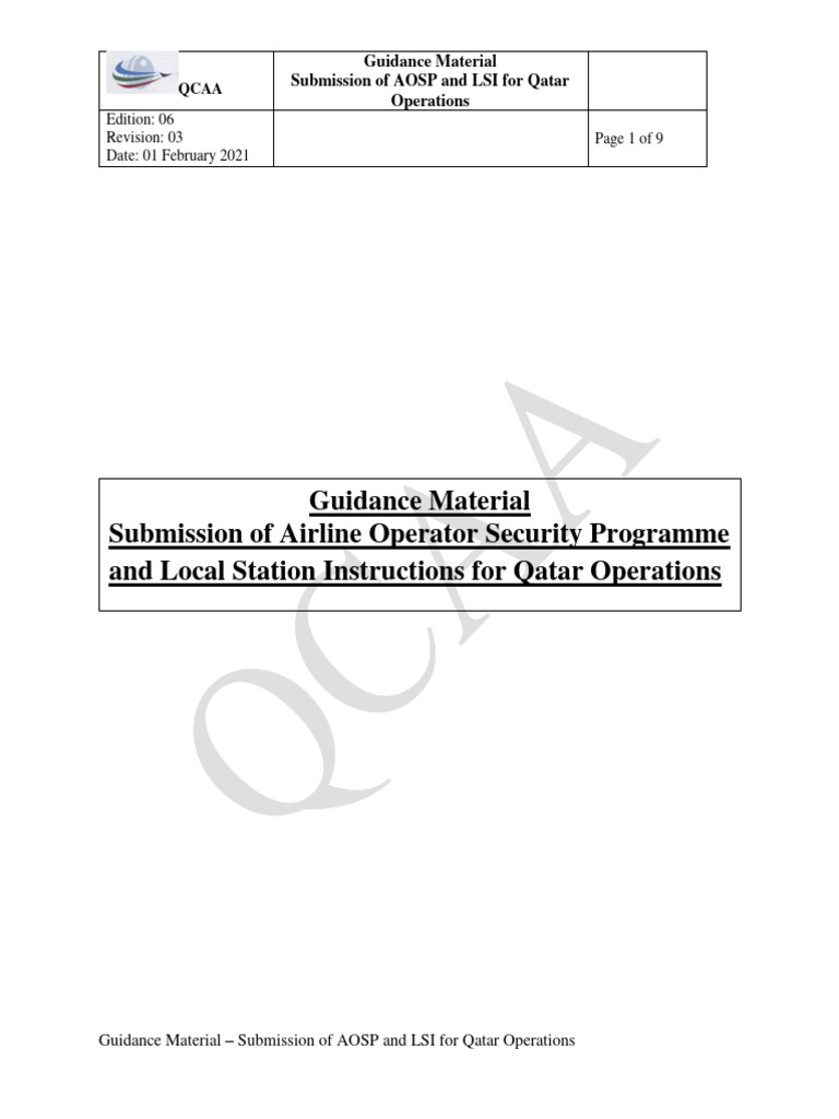 Guidance Material | PDF | Android (Operating System) | Airport Security
