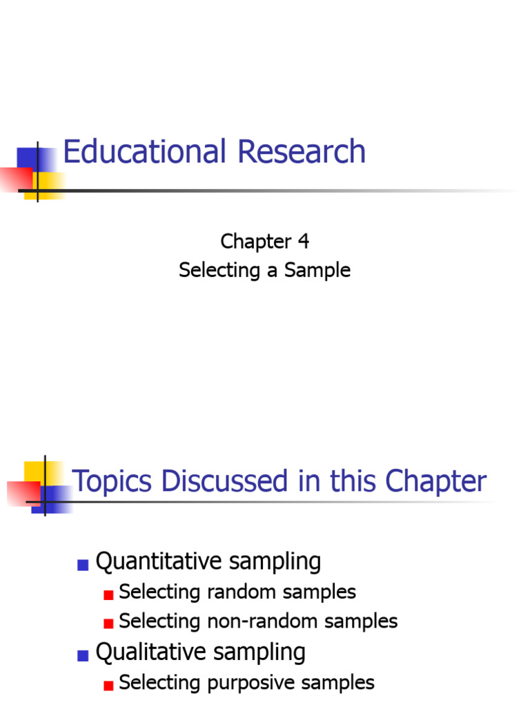 CH04 Sampling | PDF | Sampling (Statistics) | Stratified Sampling