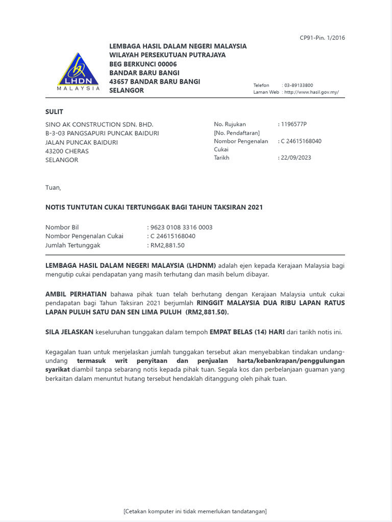 Cp91 - Sino Ak Construction | PDF
