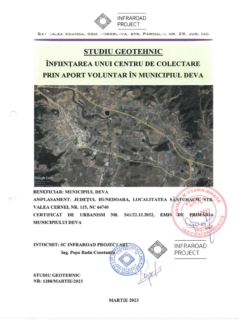 Studiu Geotehnic | PDF