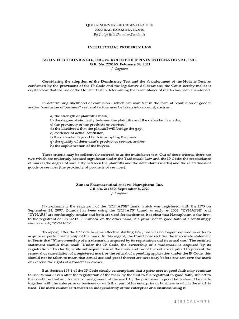 CASES | PDF | Trademark | Insurance