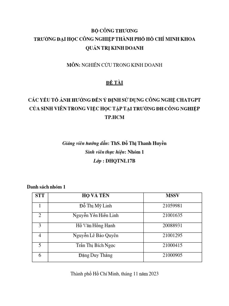 Chương 3 - Nhóm 1 NCKD | PDF
