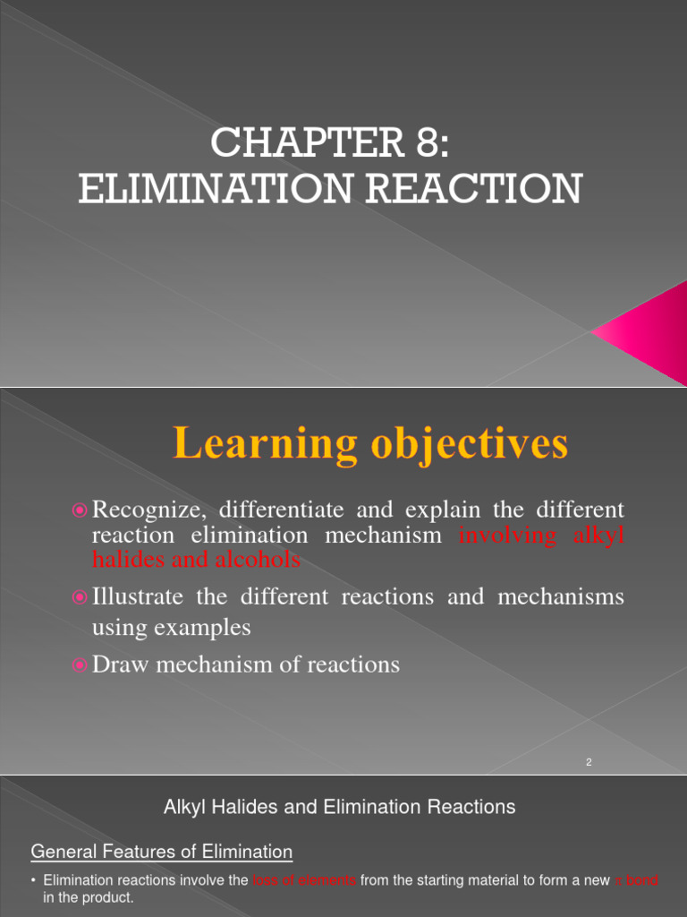 Organic Chemistry: Elimination Reactions | PDF | Chemical Reactions ...