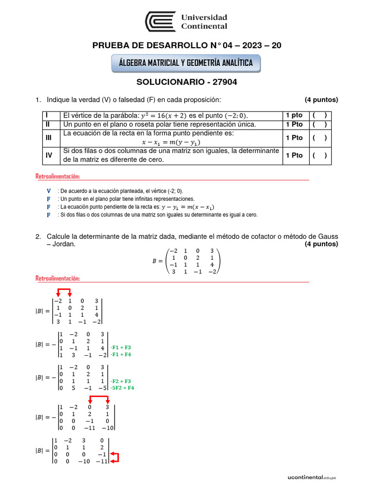 PD4 - 27904 Solucionario | PDF