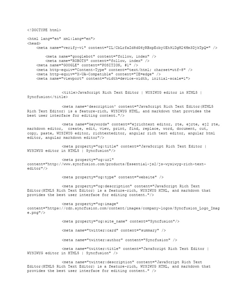 JavaScript Rich Text Editor in HTML5 | PDF | Html Element | Html