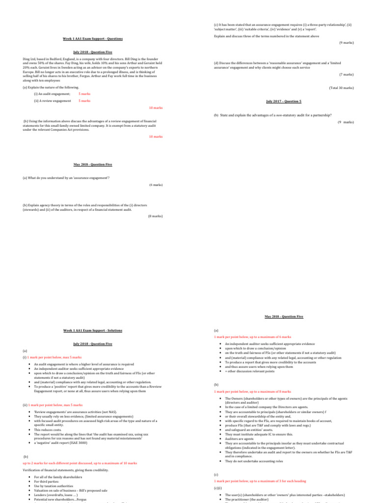 Lec 1-9 | PDF | Audit | Financial Audit