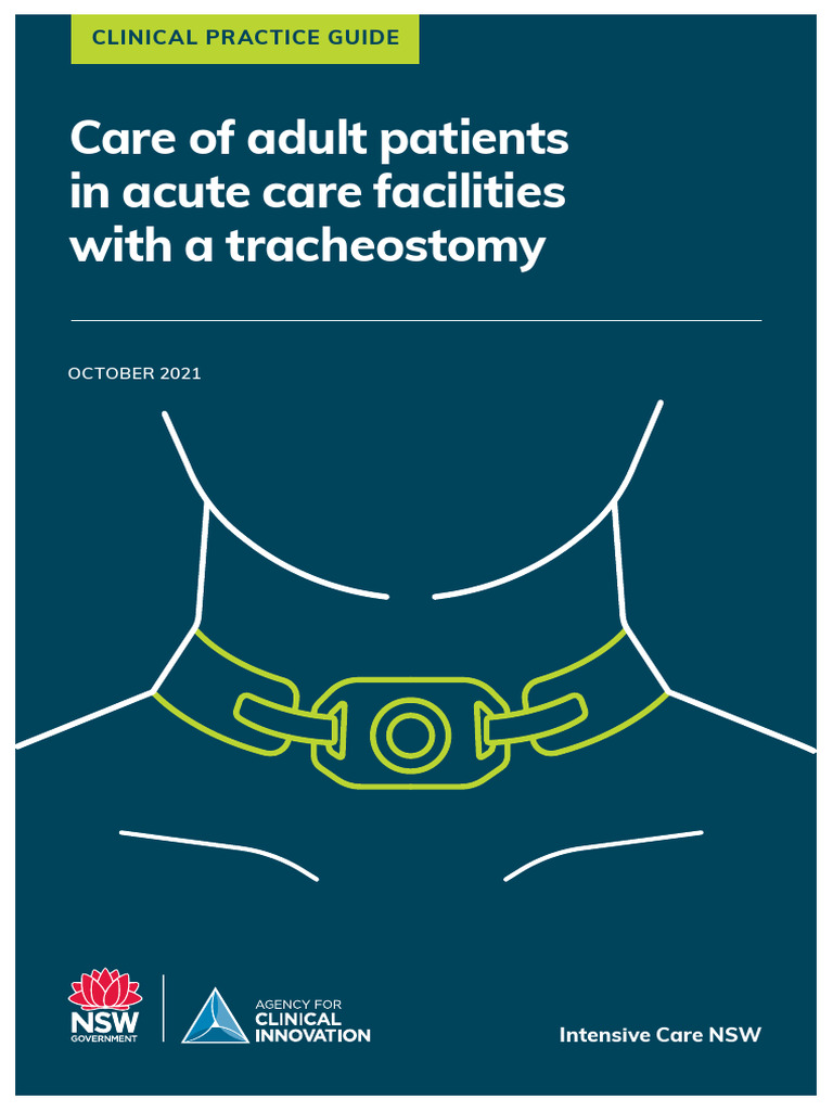 ACI CPG Care Adult Patients Acute Tracheostomy | PDF | Clinical ...
