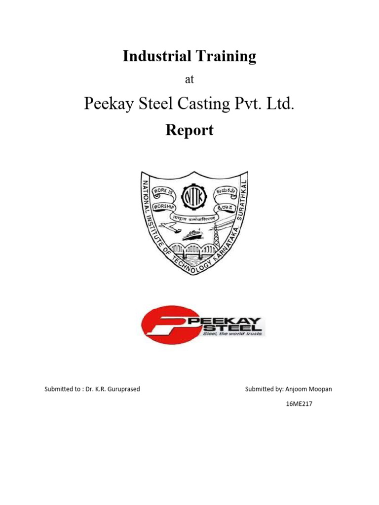 Peekay | PDF | Foundry | Casting