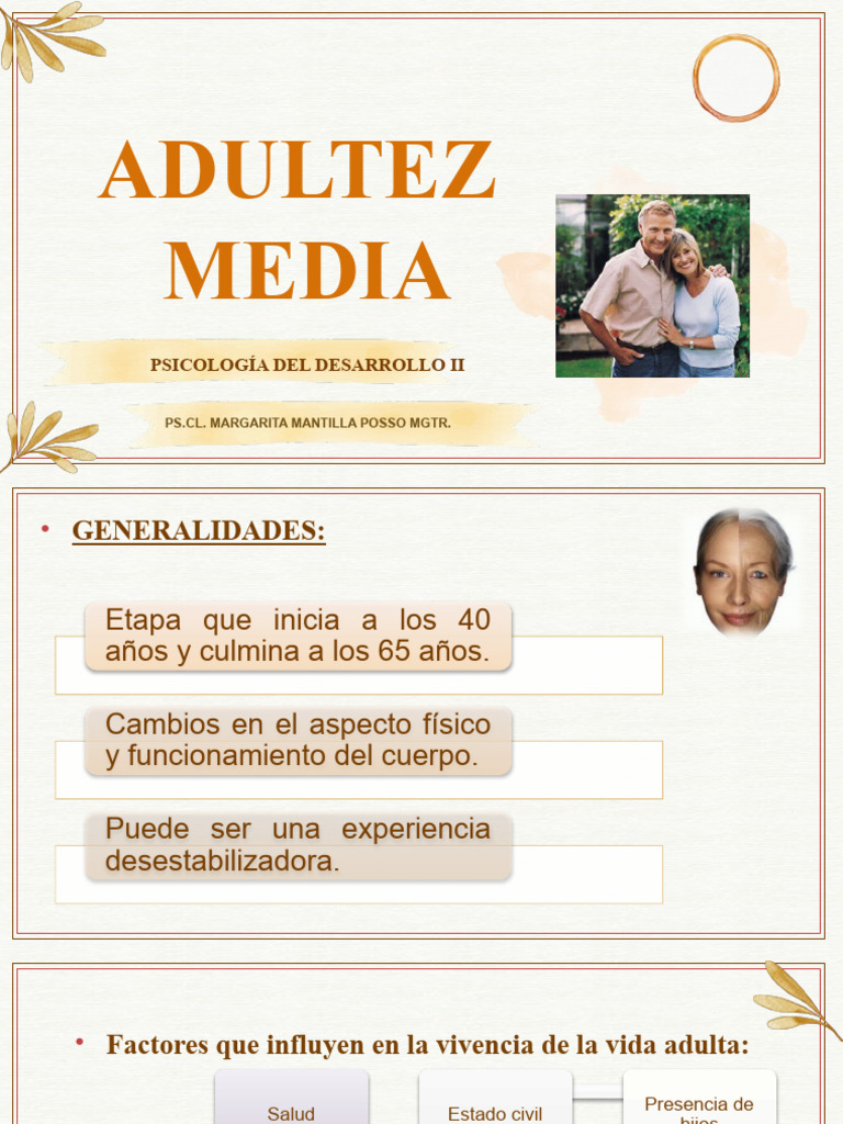 Adultez Media | PDF | Adultos | Pensamiento