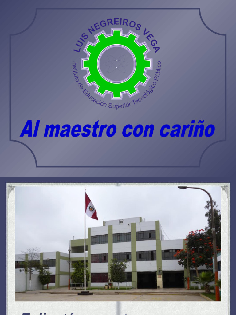 Feliz Dia Del Maestro Pdf