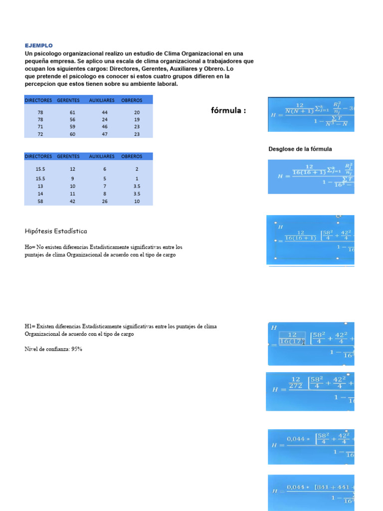 Prueba Kruskal Wallis ... - 113318 | PDF | Negocios | Finanzas y dinero