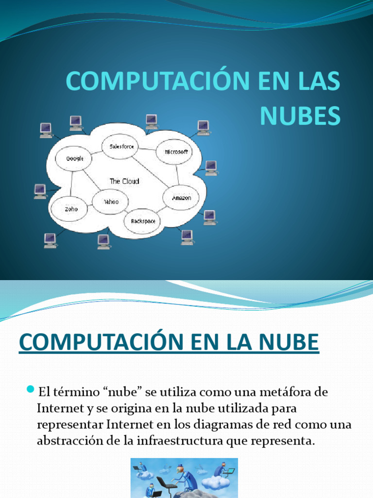 Computacion en La Nube | PDF | Computación en la nube | Software de la aplicacion