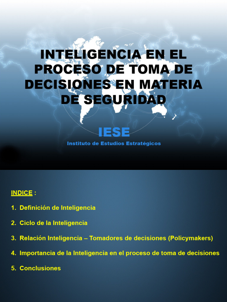 Presentacion Del SR Ramon Abasolo | PDF | Inteligencia | Toma de decisiones