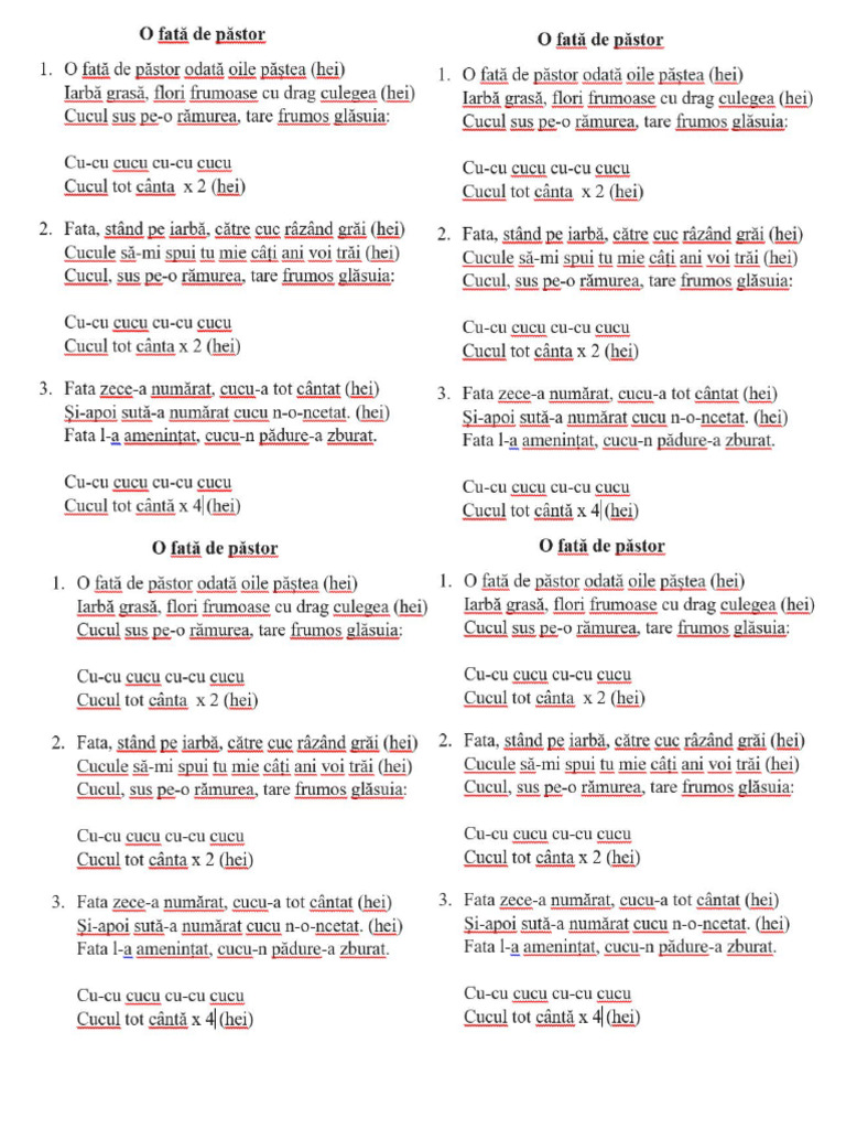 O Fata de Pastor | PDF