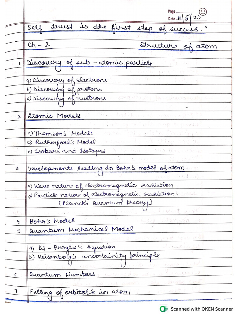 Chapter 2 Chemistry Class 11 | PDF